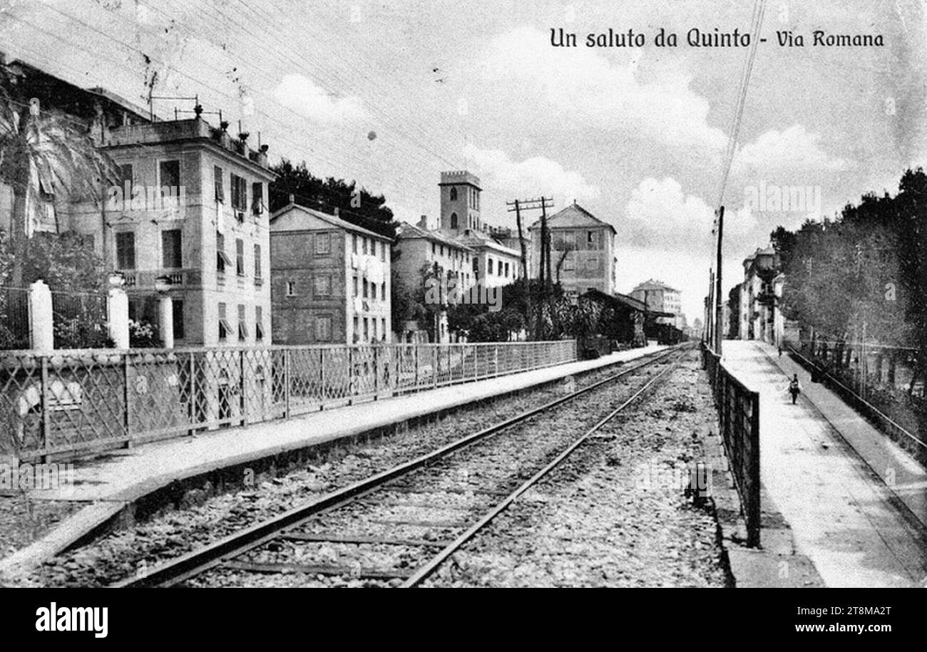 Vecchia stazione di Quinto Stock Photo - Alamy