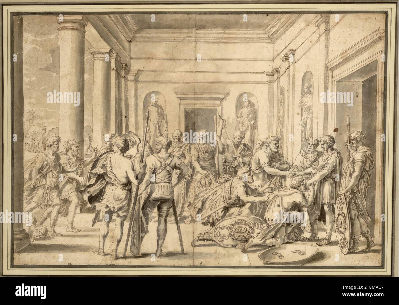 Scene from Roman antiquity (Scipio Africanus and the pirates ...