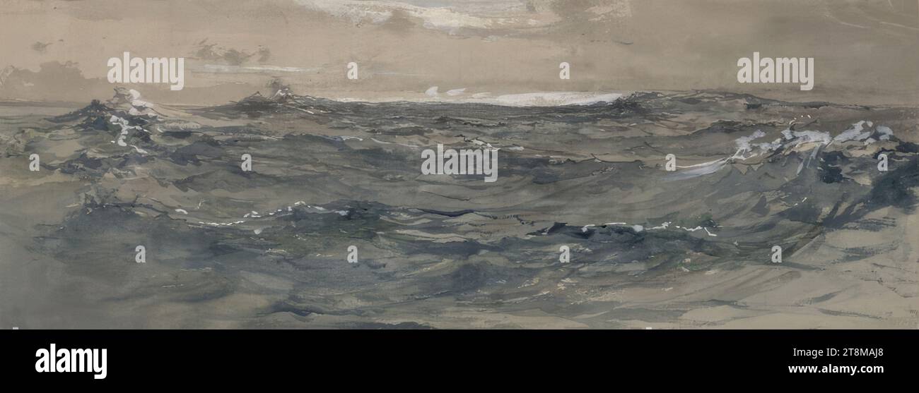 Moving Sea, Josef Selleny (Vienna 1824 - 1875 Inzersdorf), 1844 ...