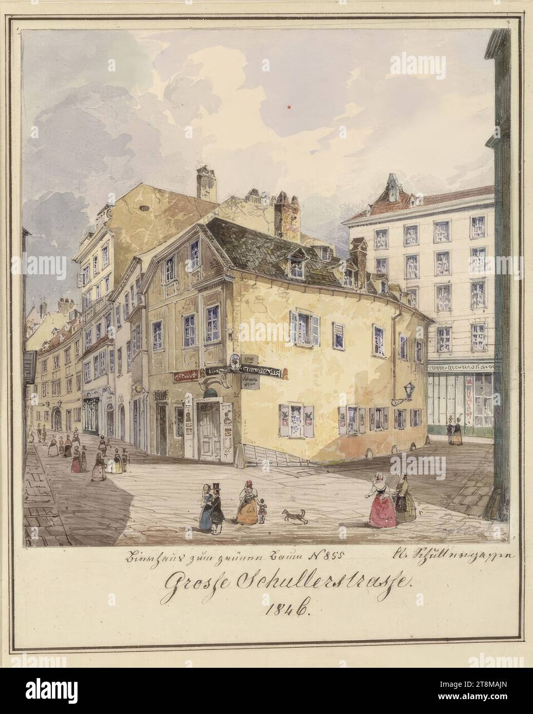 Grosse schullerstrasse hi-res stock photography and images - Alamy