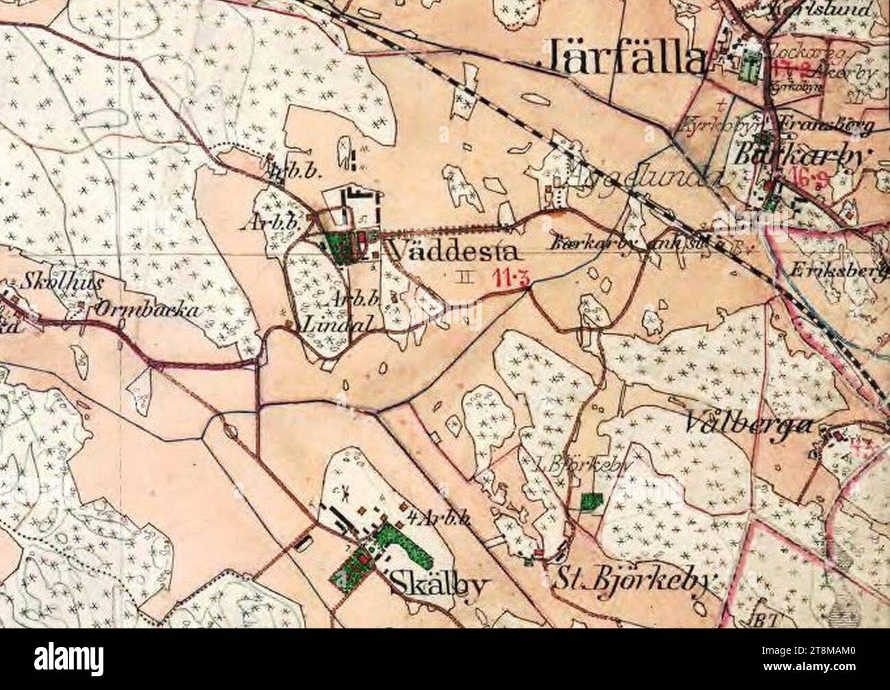 Veddesta, Skälby, Järfälla, 1900 Stock Photo - Alamy