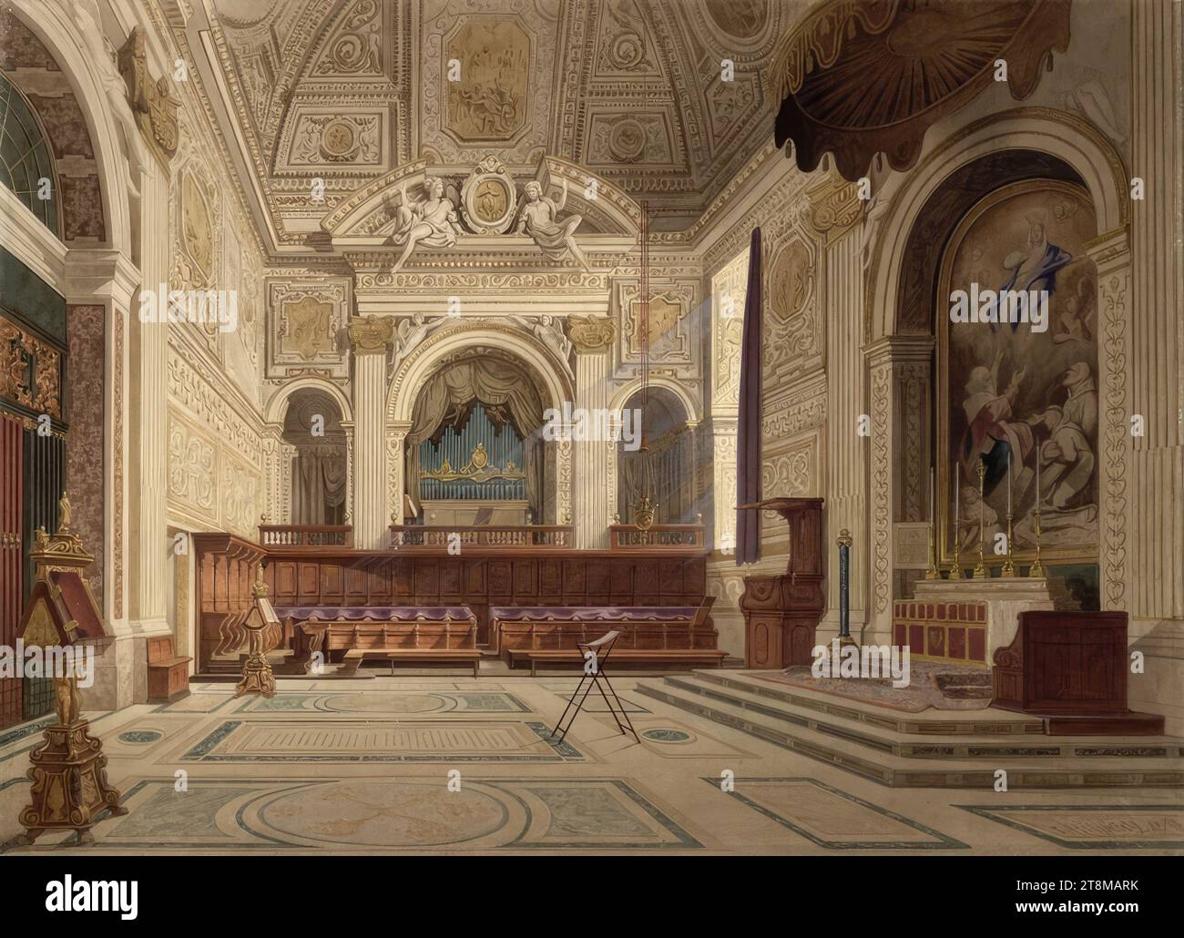 Vespers chapel in St. Peter, Rome, Franz Heinrich (Náchod 1802 (1803 ...