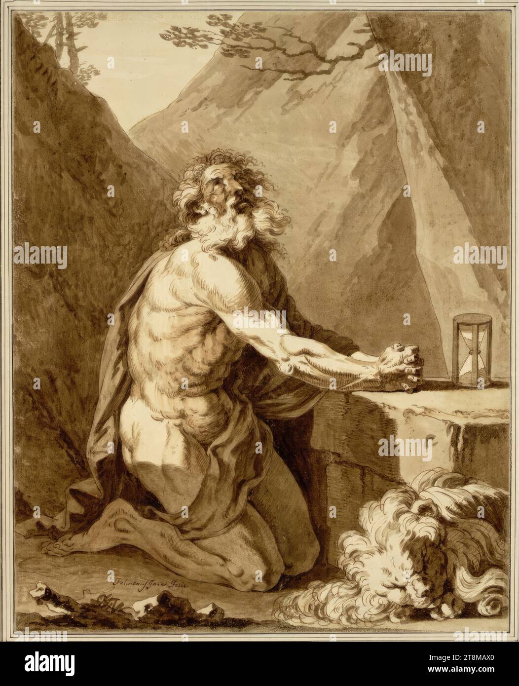 Saint Jerome in the desert, Pietro Giacomo Palmieri the Elder (Bologna ...