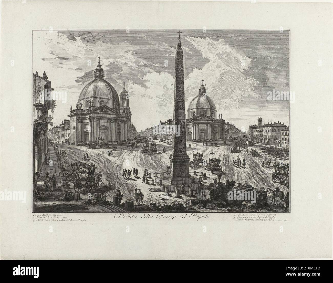 Vedute della piazza del popolo hi-res stock photography and images - Alamy