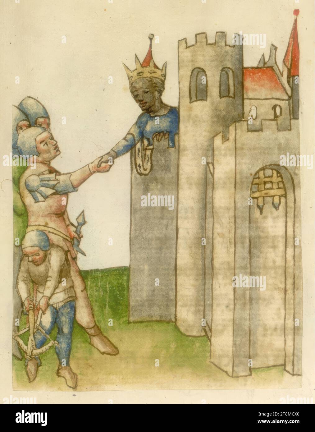 Peace agreement before a city?, History Bible, Anonymous, 1420-1430 ...