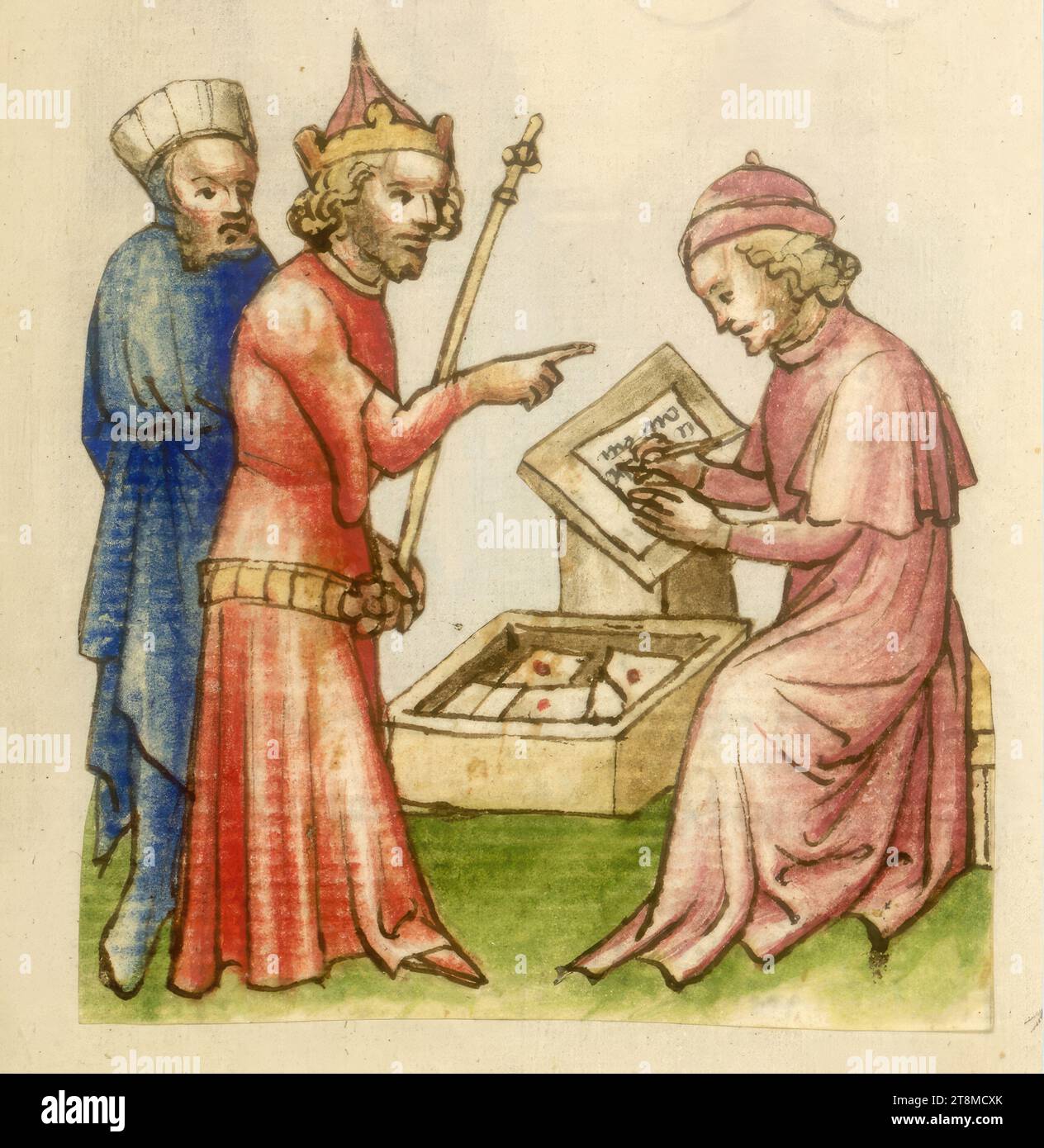 King dictating letters hi-res stock photography and images - Alamy