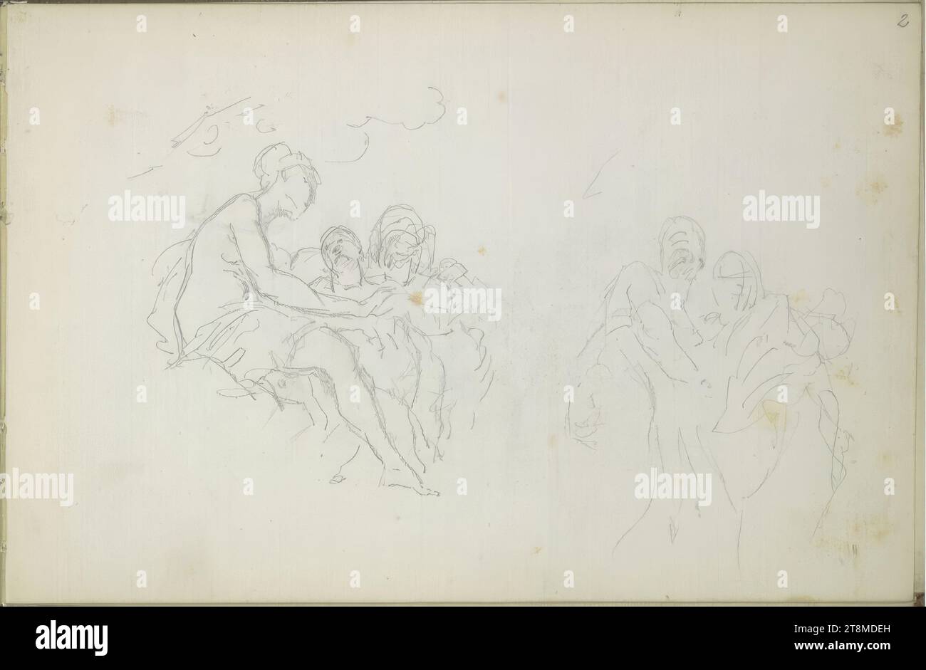 Figural compositional sketches hi-res stock photography and images - Alamy