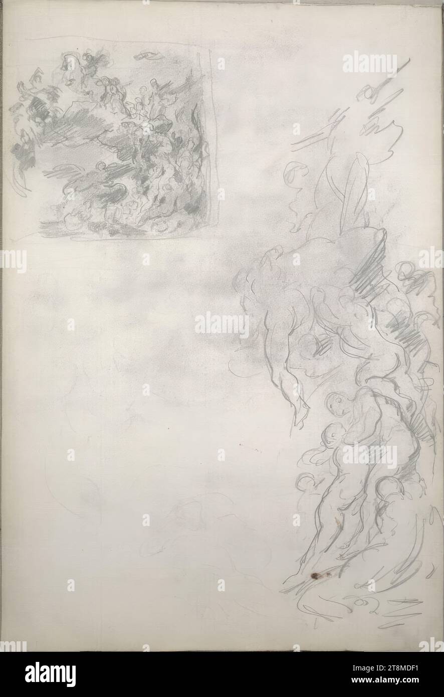 Various figural compositional sketches hi-res stock photography and ...