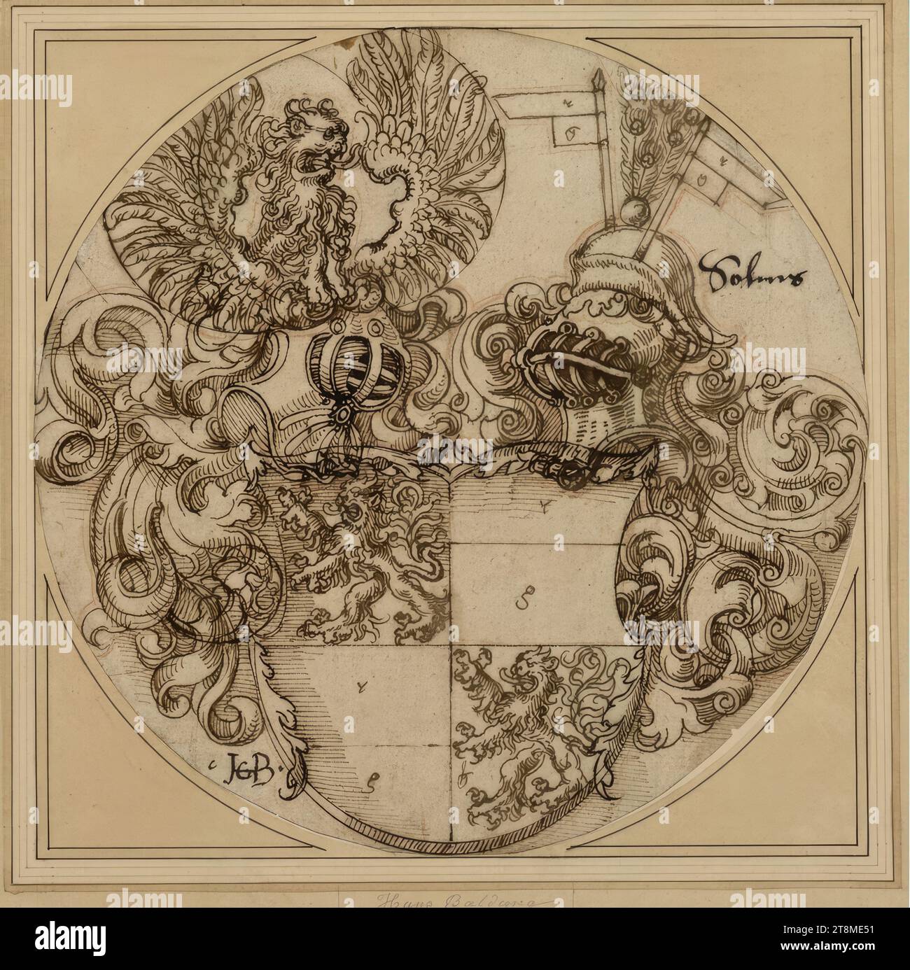Solms Coat of Arms (torn disc), Strasbourg Master, c. 'Solms' (by ...