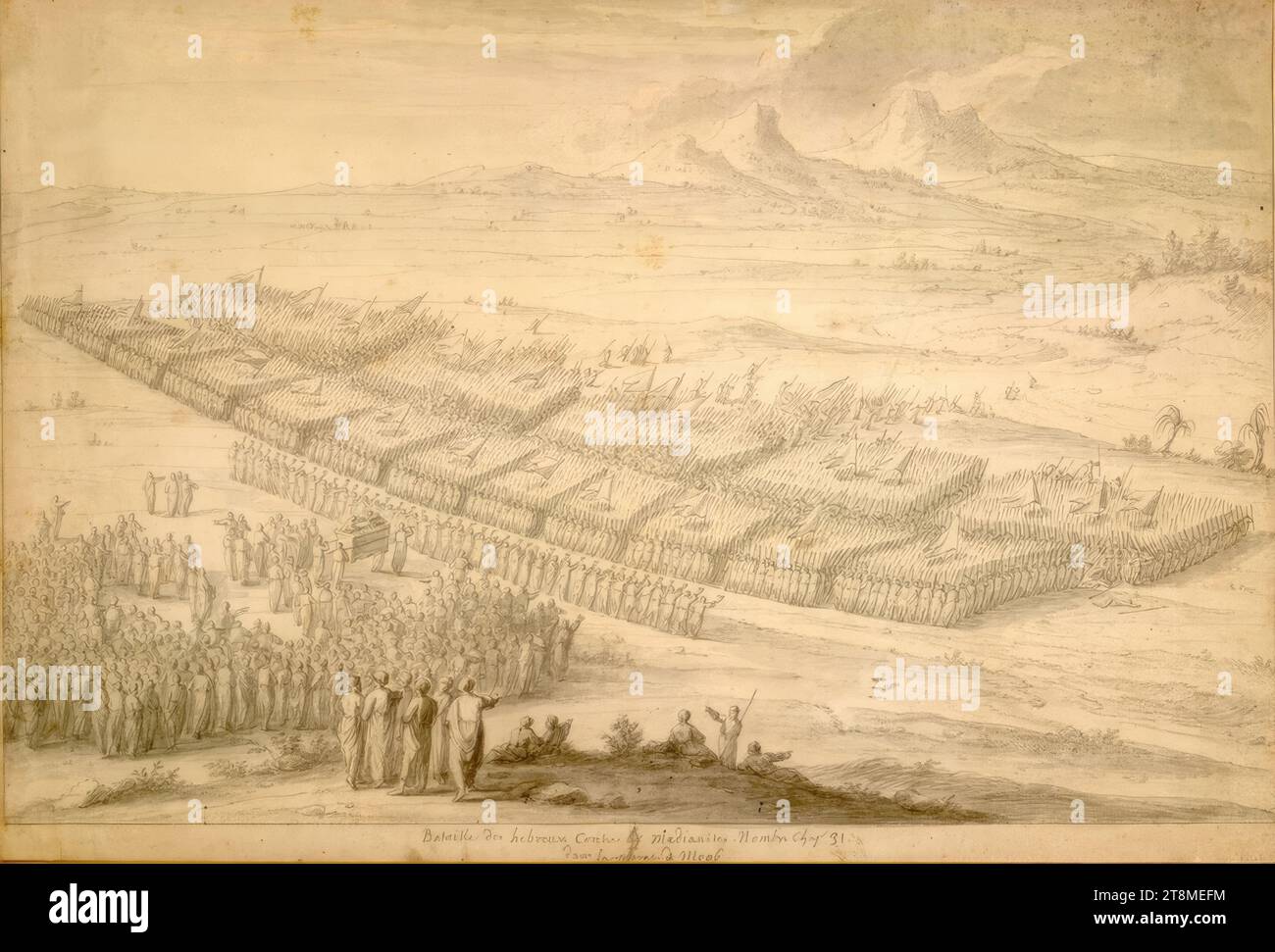 Bataille des hebreux contre les madianites hi-res stock photography and ...
