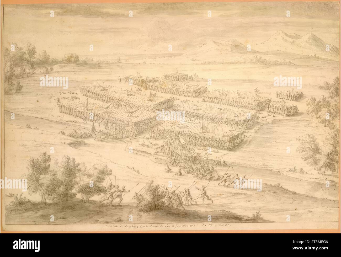 Biblical battle (illustrative template), collection of 20 sheets ...