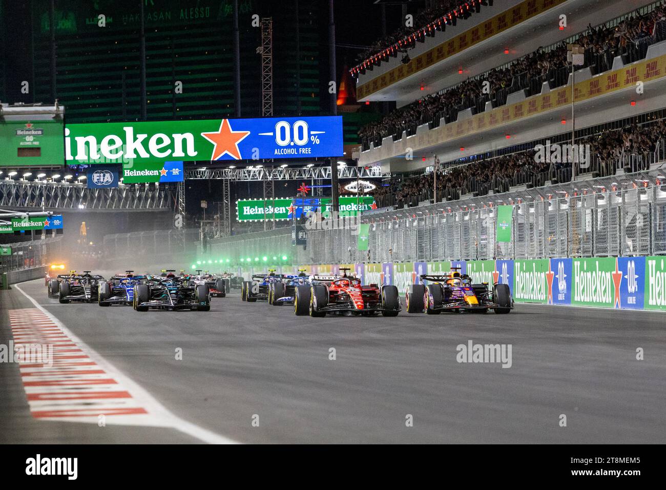 Las Vegas, USA. 18th Nov, 2023. Red Bull number 1 Max Verstappen, of ...