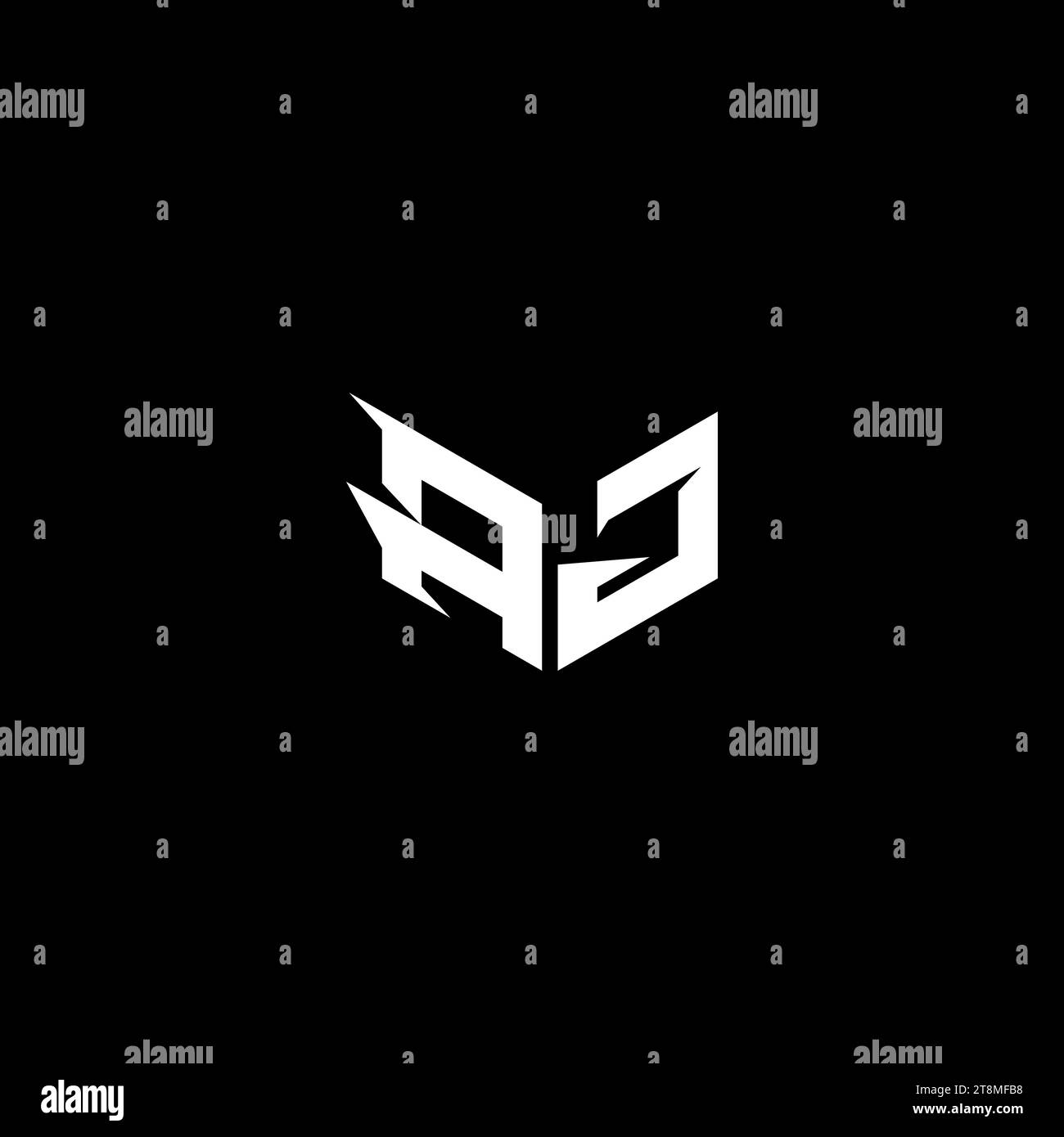 Aj logo vector vectors hi-res stock photography and images - Alamy