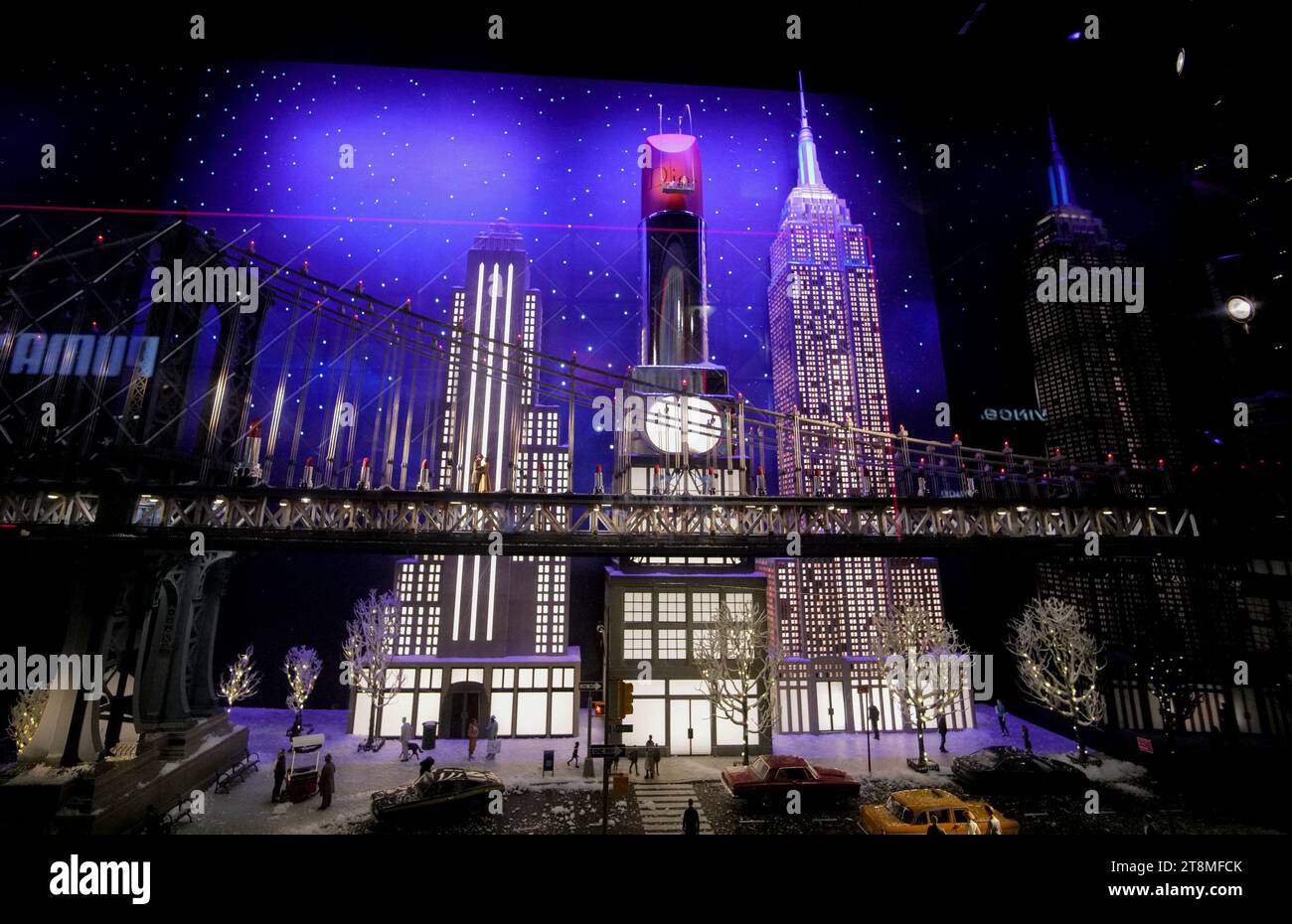 xxx participates in the Saks Fifth Avenue holiday windows unveiling on ...