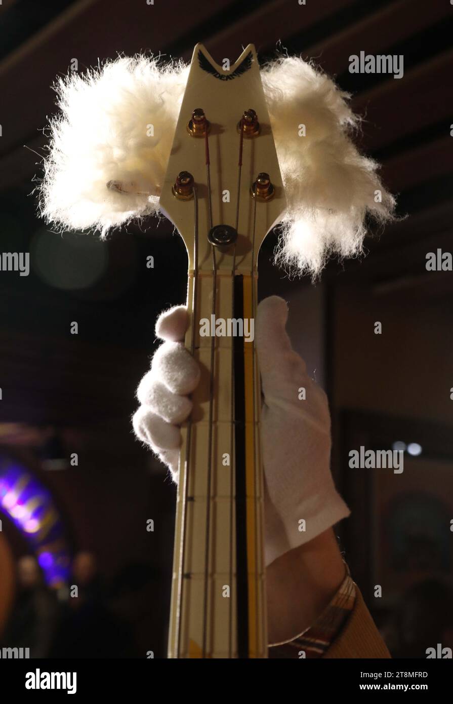 New York, New York, USA. 20th Nov, 2023. Dusty Hill 1983 Dean Explorer ...