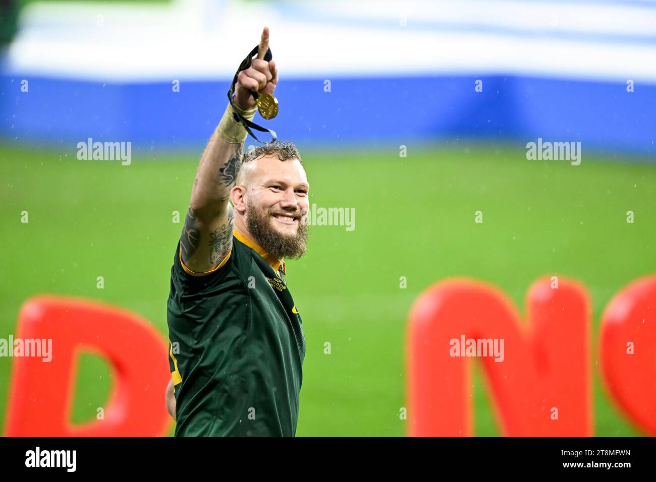 RG Snyman during the Rugby union World Cup XV RWC final match South ...