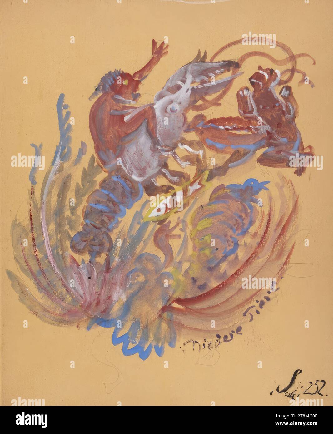 Lower Animals', Sketchbook Laske Oskar; 'Life and Deeds of the Painter ...