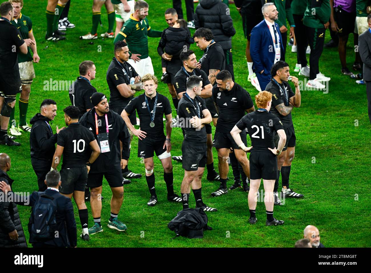 Damian McKenzie during the Rugby union World Cup XV RWC final match South Africa Springboks VS ...