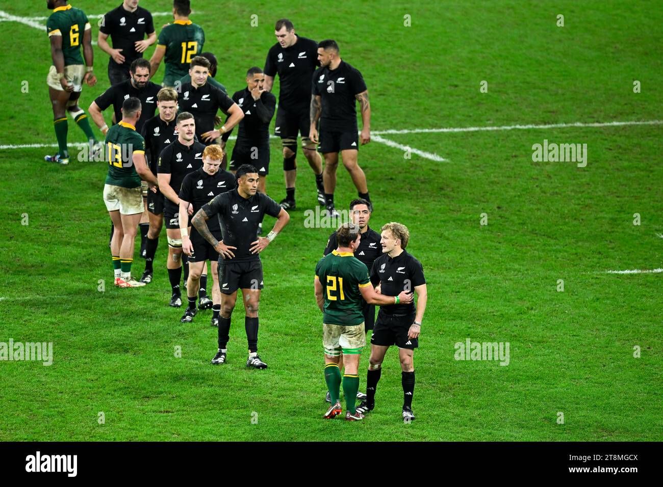 Damian McKenzie during the Rugby union World Cup XV RWC final match ...