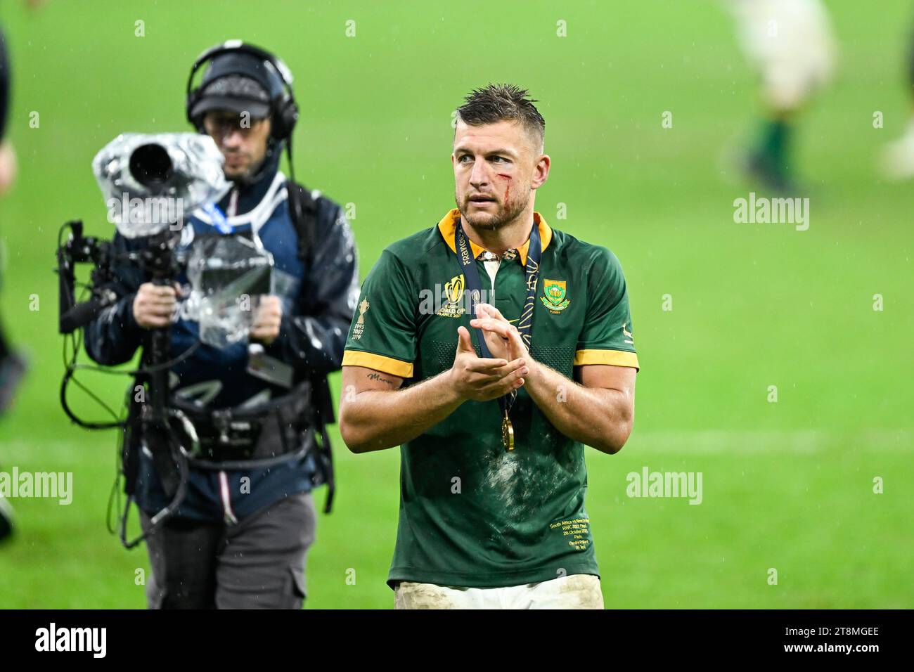 Handre Pollard during the Rugby union World Cup XV RWC final match ...