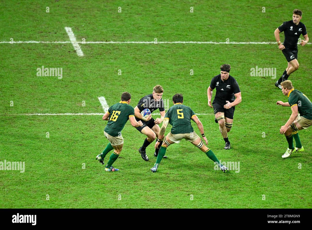 Jordie Barrett Scott Barrett and Beauden Barrett during the Rugby union ...