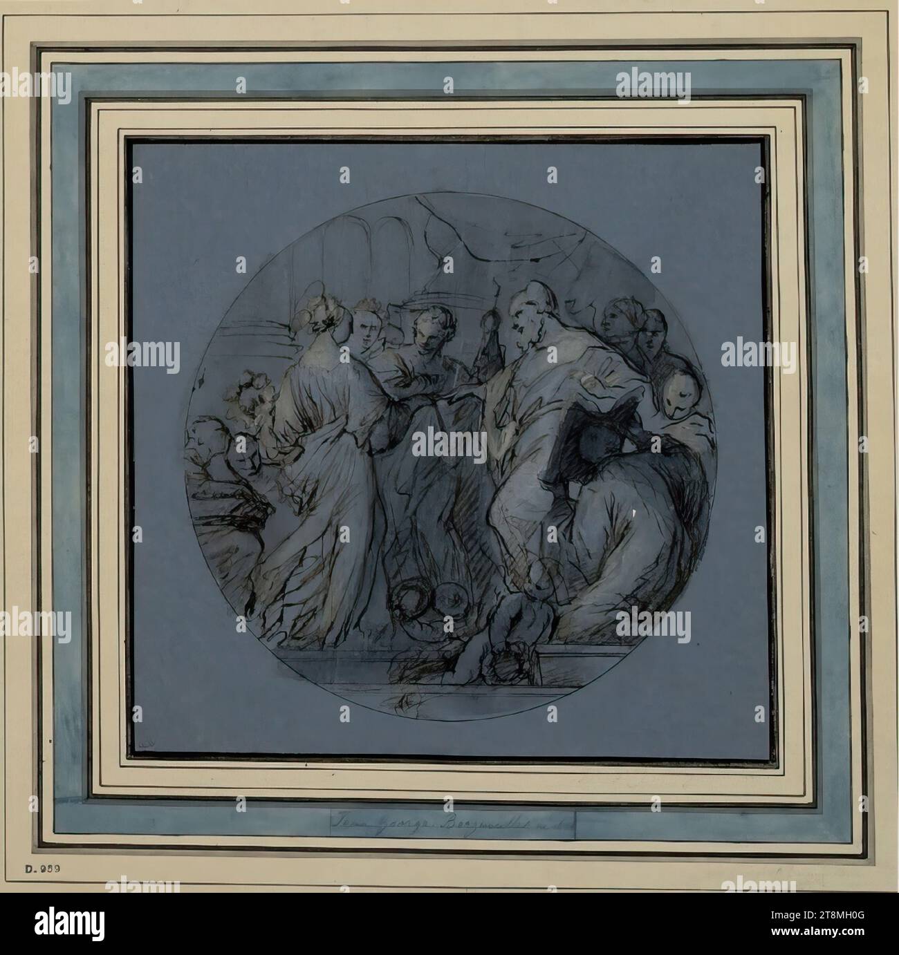 Marriage of the Blessed Virgin Mary (draft for a ceiling picture ...