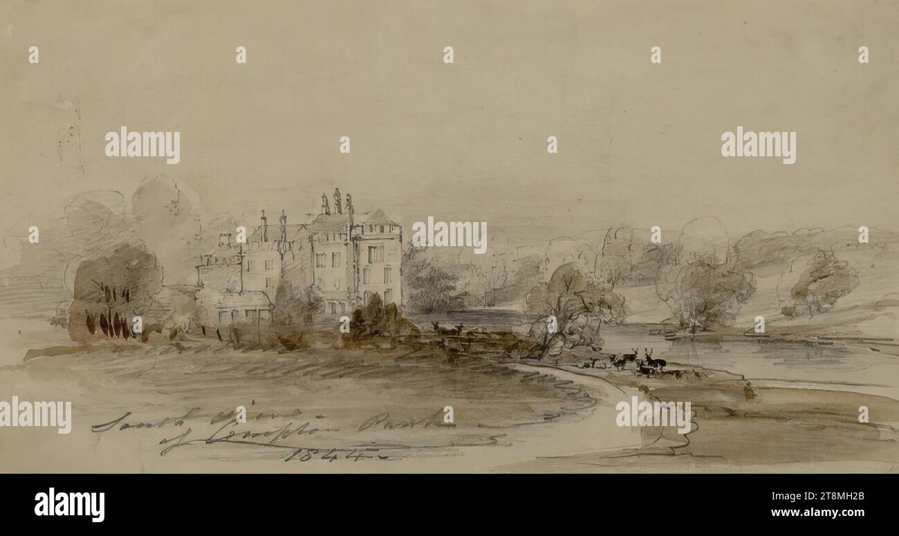 South View of Compton Park, George Bryant Campion (British, 1796 - 1870 ...