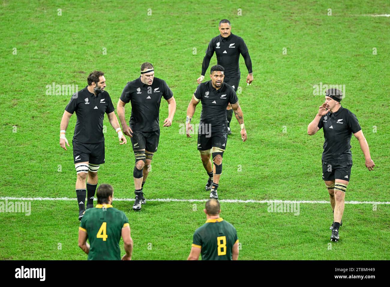 Sam Whitelock Brodie Retallick Ardie Savea Aaron Smith and Scott ...