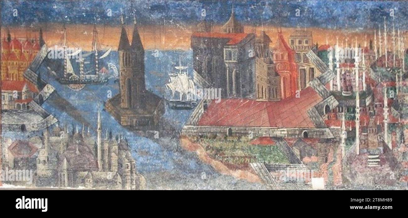 Velyan's House Fresco 02 Stock Photo - Alamy