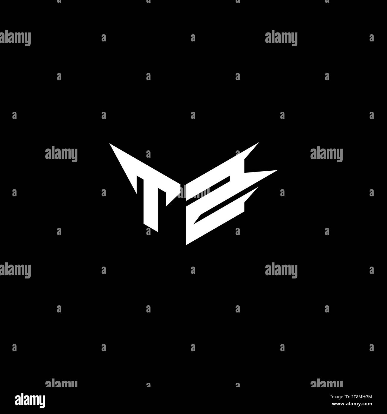 Tz gaming logo Stock Vector Images - Alamy