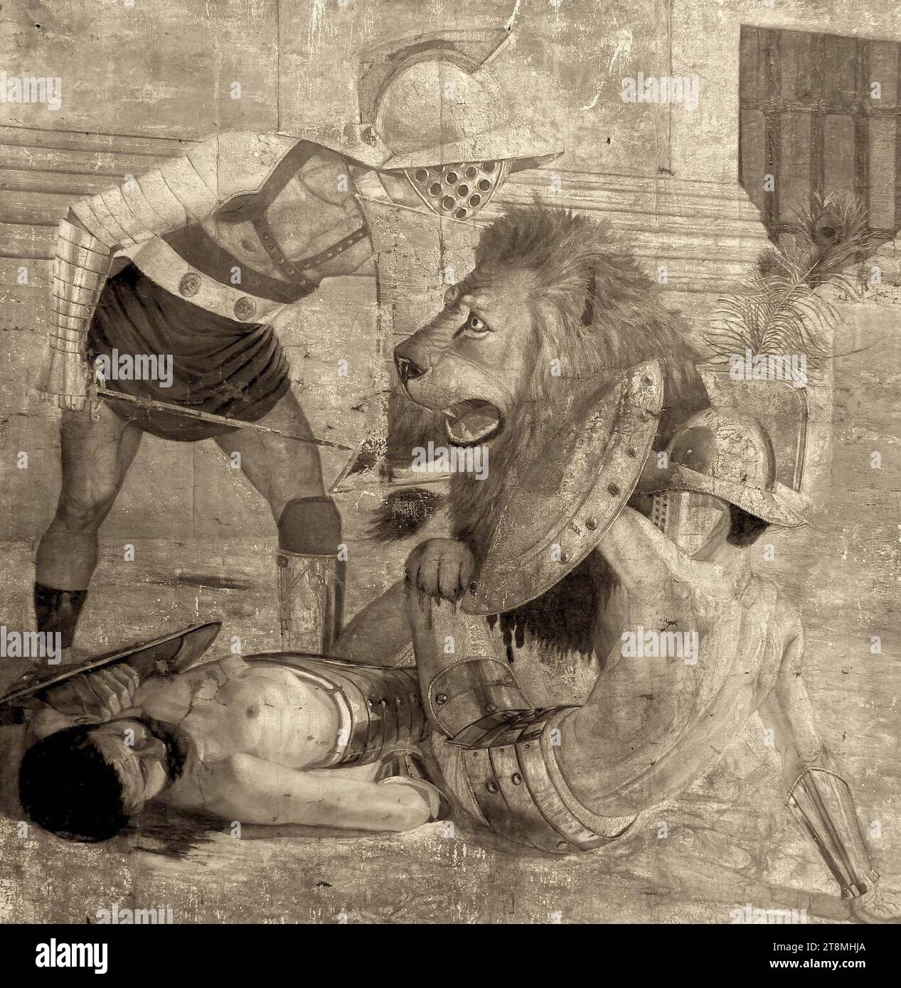 Lion gladiator hi-res stock photography and images - Alamy