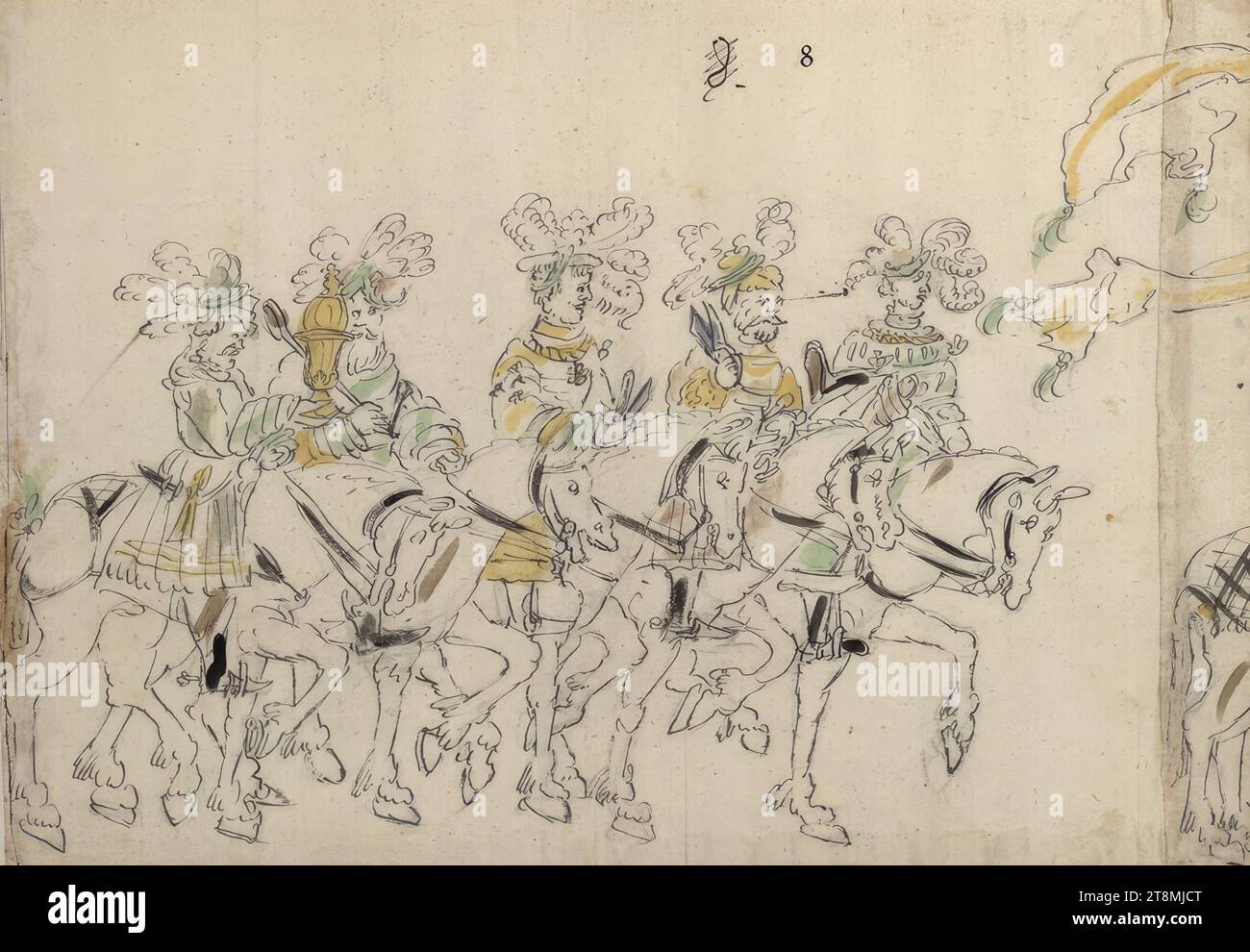 Five Court Offices (from the 'Triumphal Procession' of Emperor ...