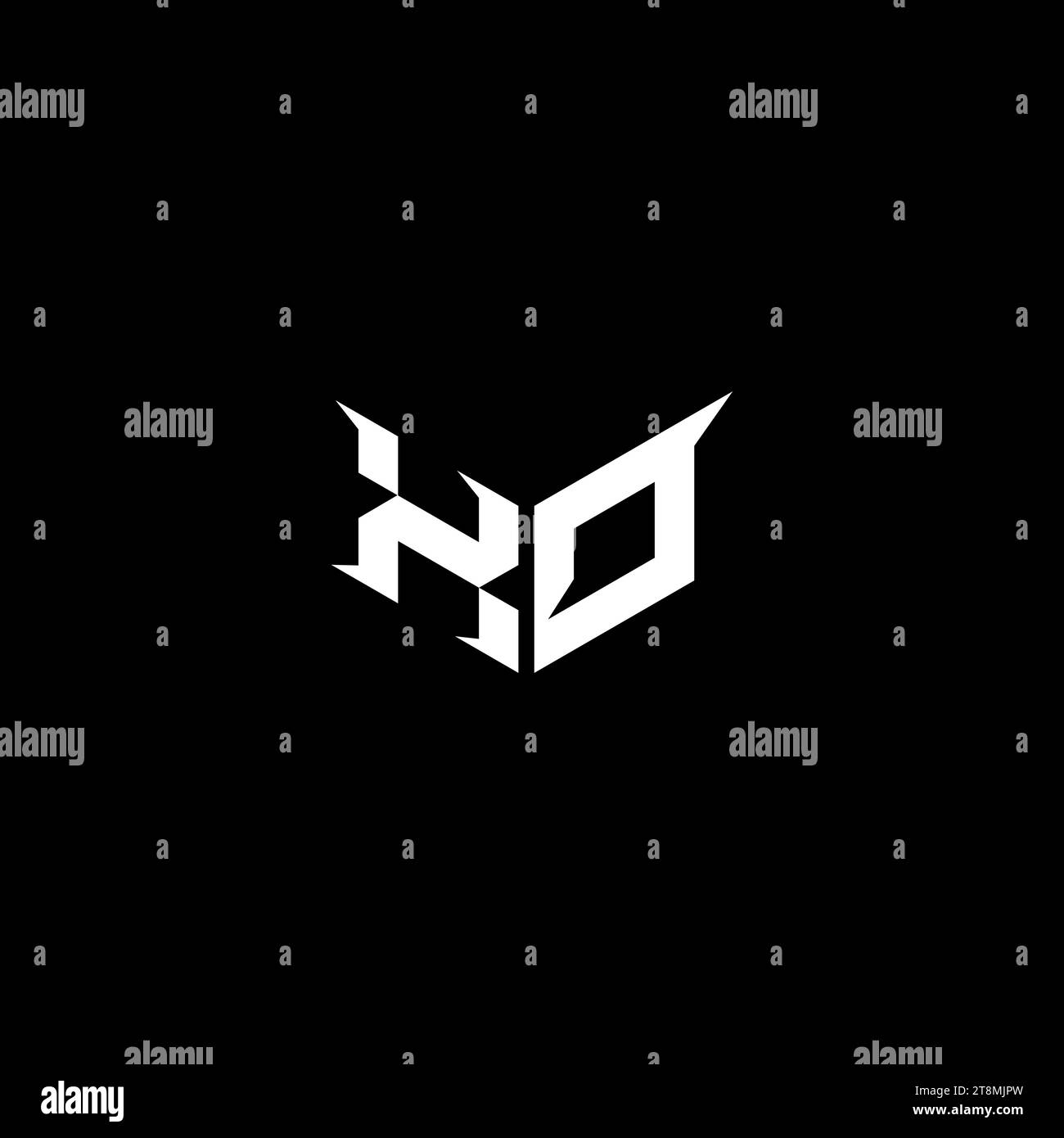 Xo gaming logo Black and White Stock Photos & Images - Alamy