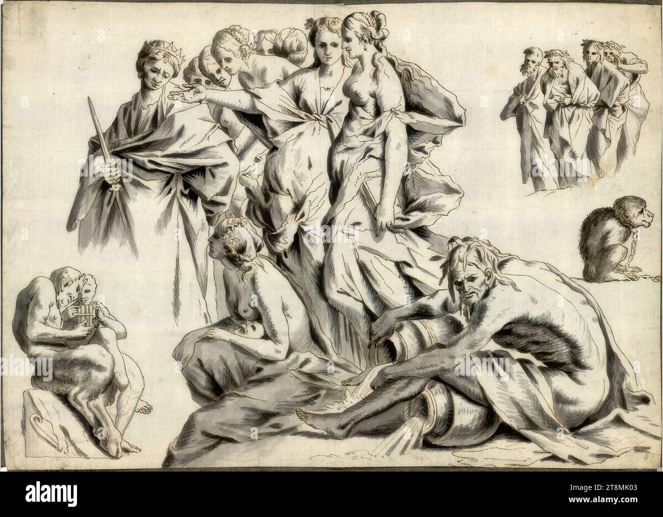 Chained monkey hi-res stock photography and images - Alamy