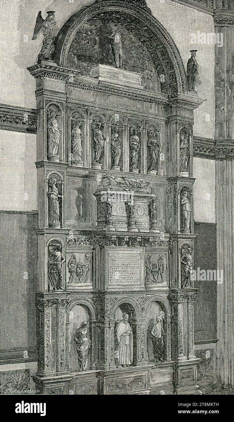 Venezia monumento al doge Nicolò Tron Stock Photo - Alamy