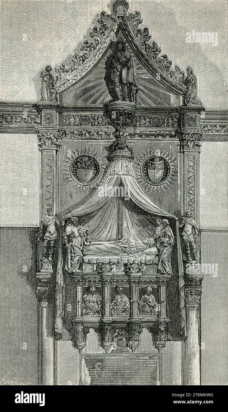 Venezia monumento al doge Francesco Foscari Stock Photo - Alamy