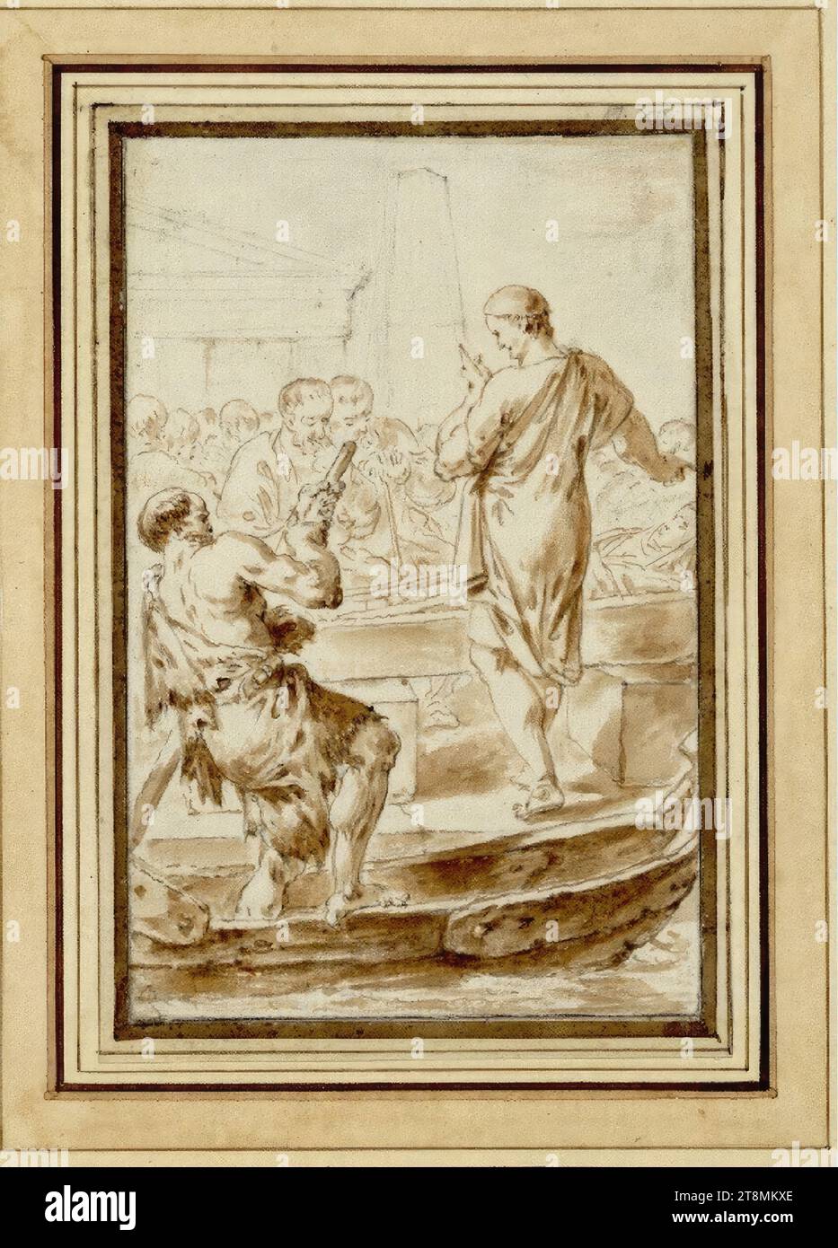 Illustrative engraver drawings for Schröckh's general history of the world: IX. Egyptian court ...