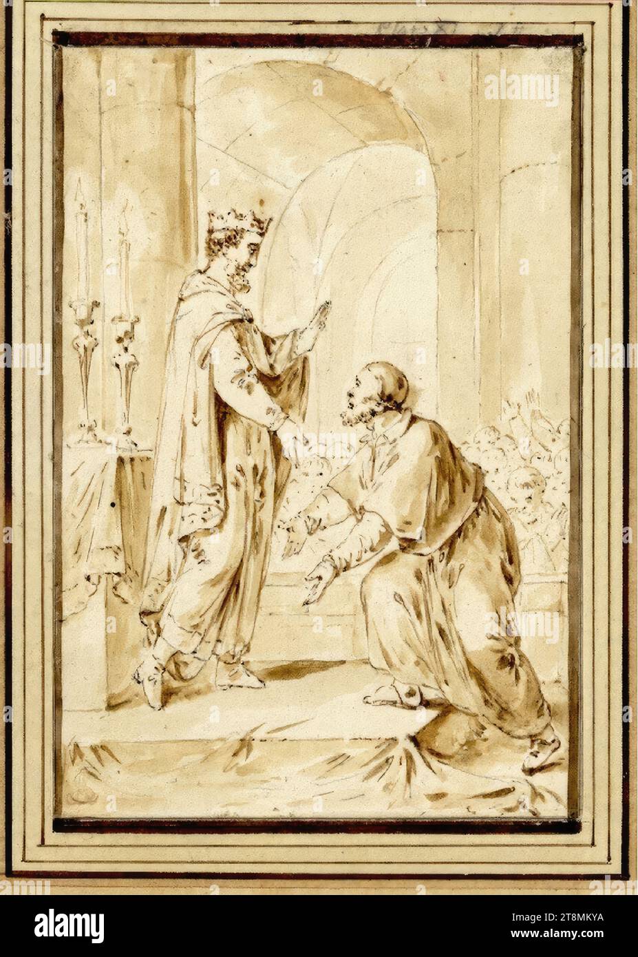 Illustrative engraver drawings for Schröckh's general history of the world: VI. Carl the Great ...