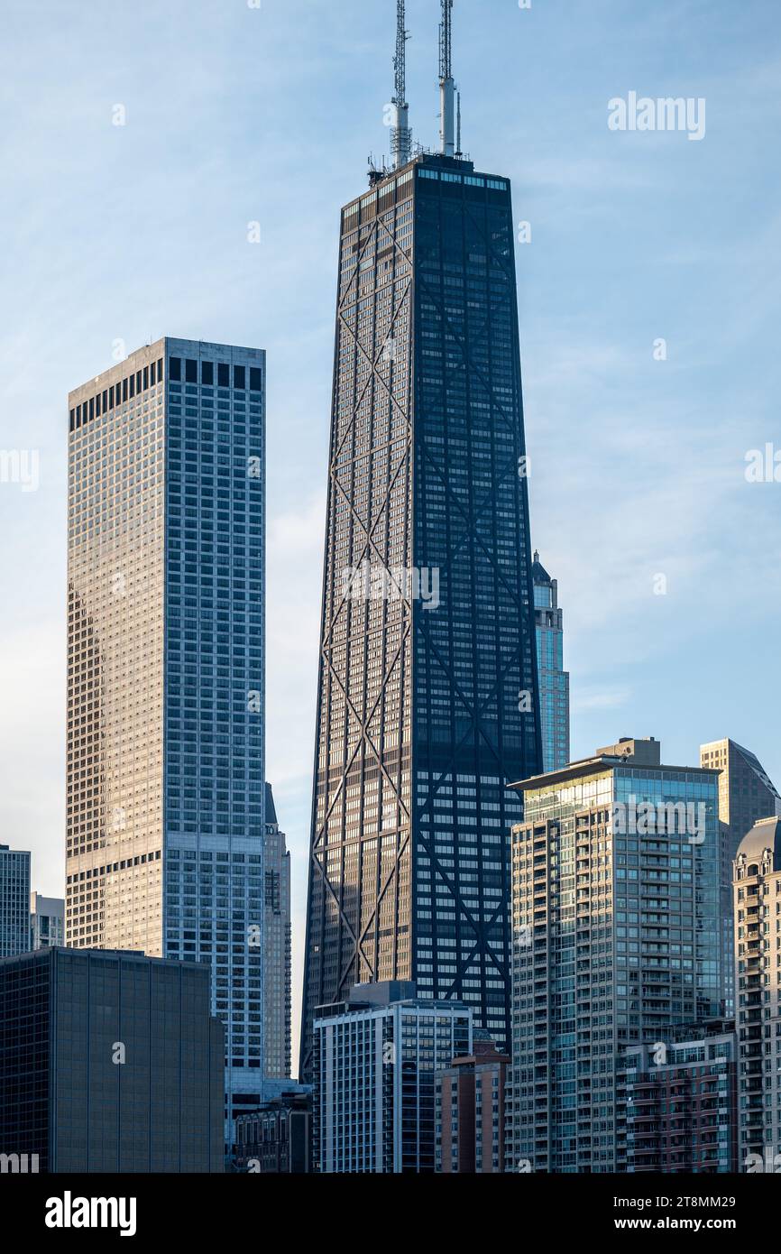 Close Up Photo of Skyscrapers in Chicago Stock Photo - Alamy