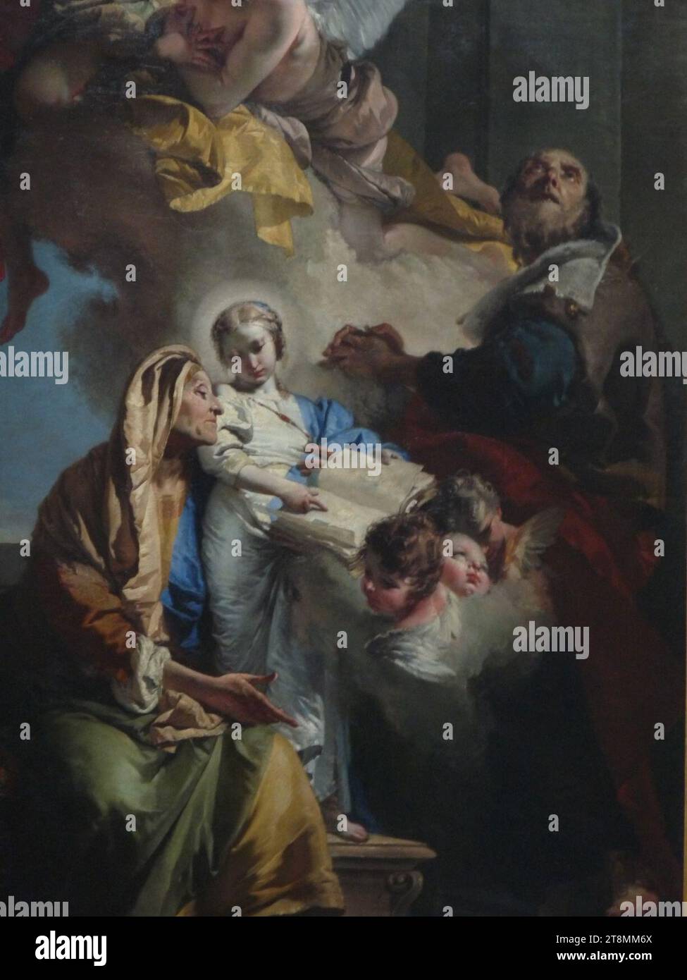 Venezia Santa Maria della Fava Tiepolo Education of Mary Stock Photo ...