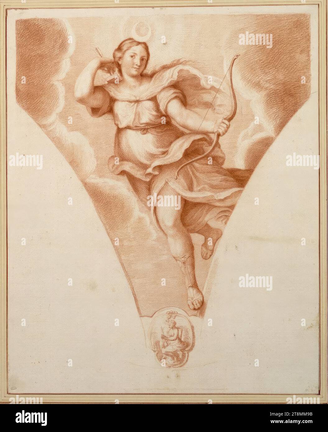 Diana (ceiling painting in the Palazzo Verospi in Rome by Francesco ...