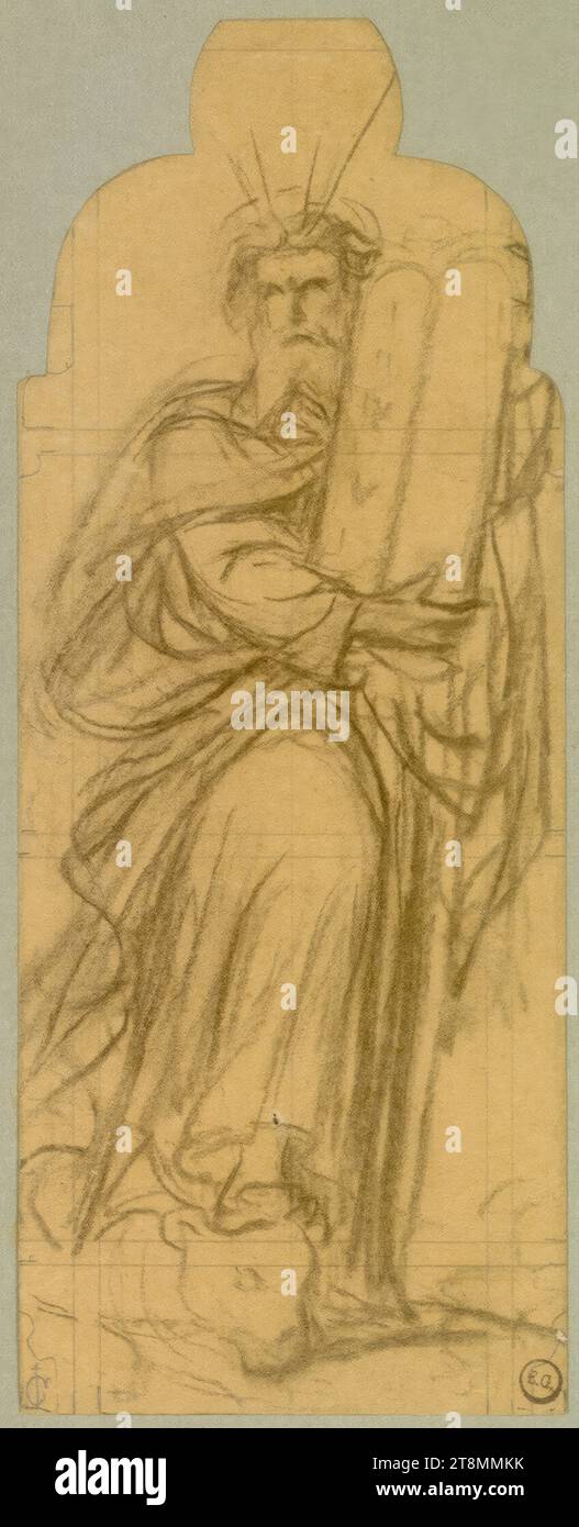 Moses (design for a stained glass window for the church La Sagesse in ...