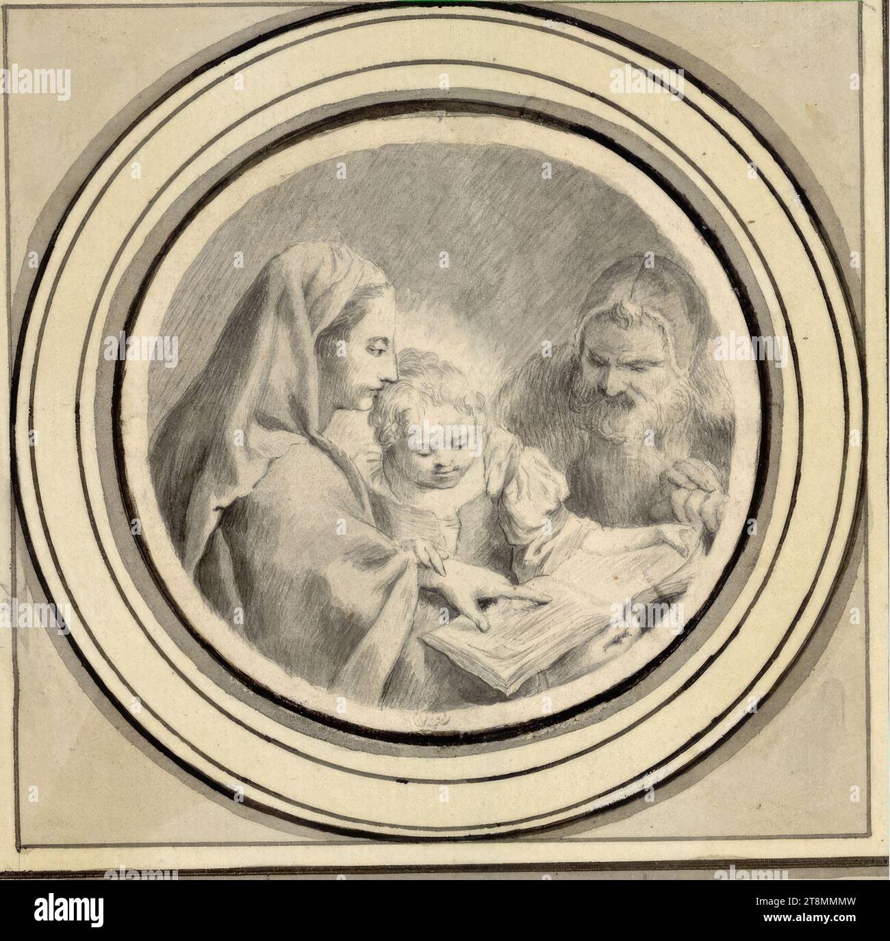 Education of the Holy Virgin Mary, Johann Georg Wagner (Meissen 1744 ...