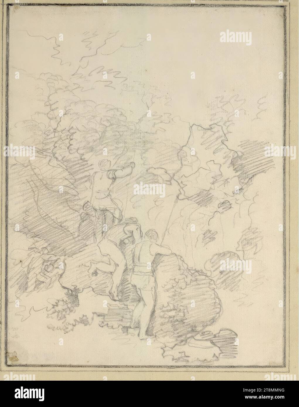 Warrior behind rubble, Johann Georg Wagner (Meissen 1744 - 1767 Meissen ...