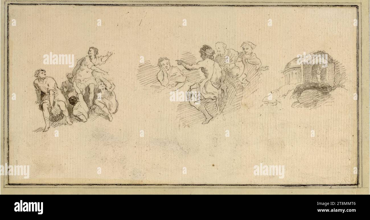 Figural groups and temples, Johann Georg Wagner (Meissen 1744 - 1767 ...