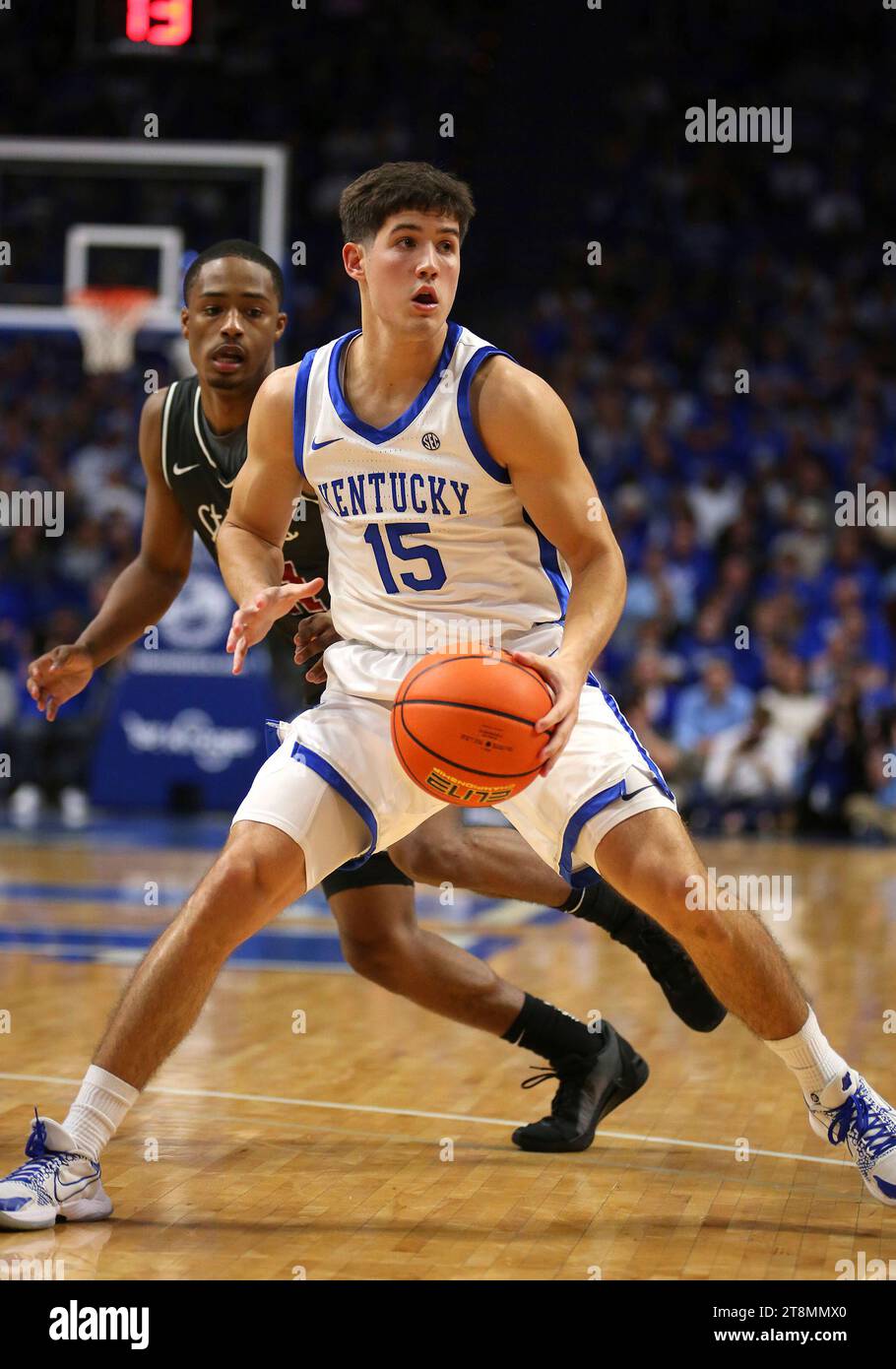 LEXINGTON, KY - NOVEMBER 20: Kentucky Wildcats guard Reed Sheppard (15 ...