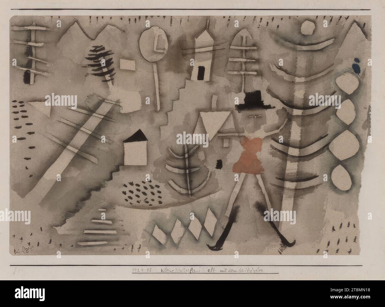 Small winter landscape with the skier, Paul Klee (Münchenbuchsee 1879 ...