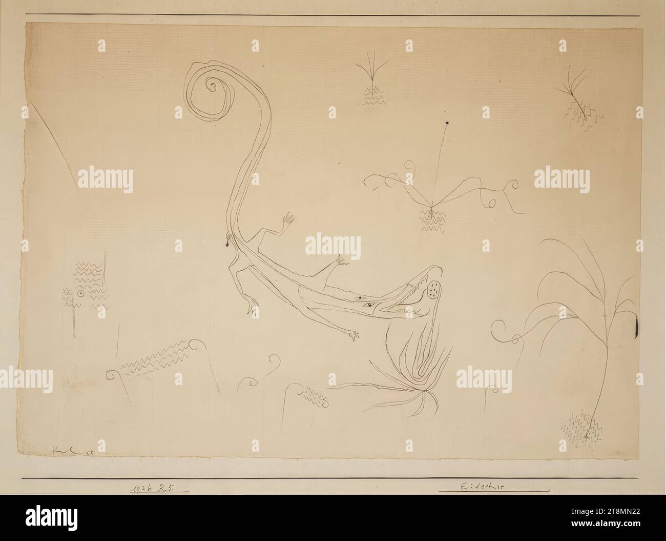 Lizard, Paul Klee (Münchenbuchsee 1879 - 1940 Muralto), 1926, 85 (R 5 ...