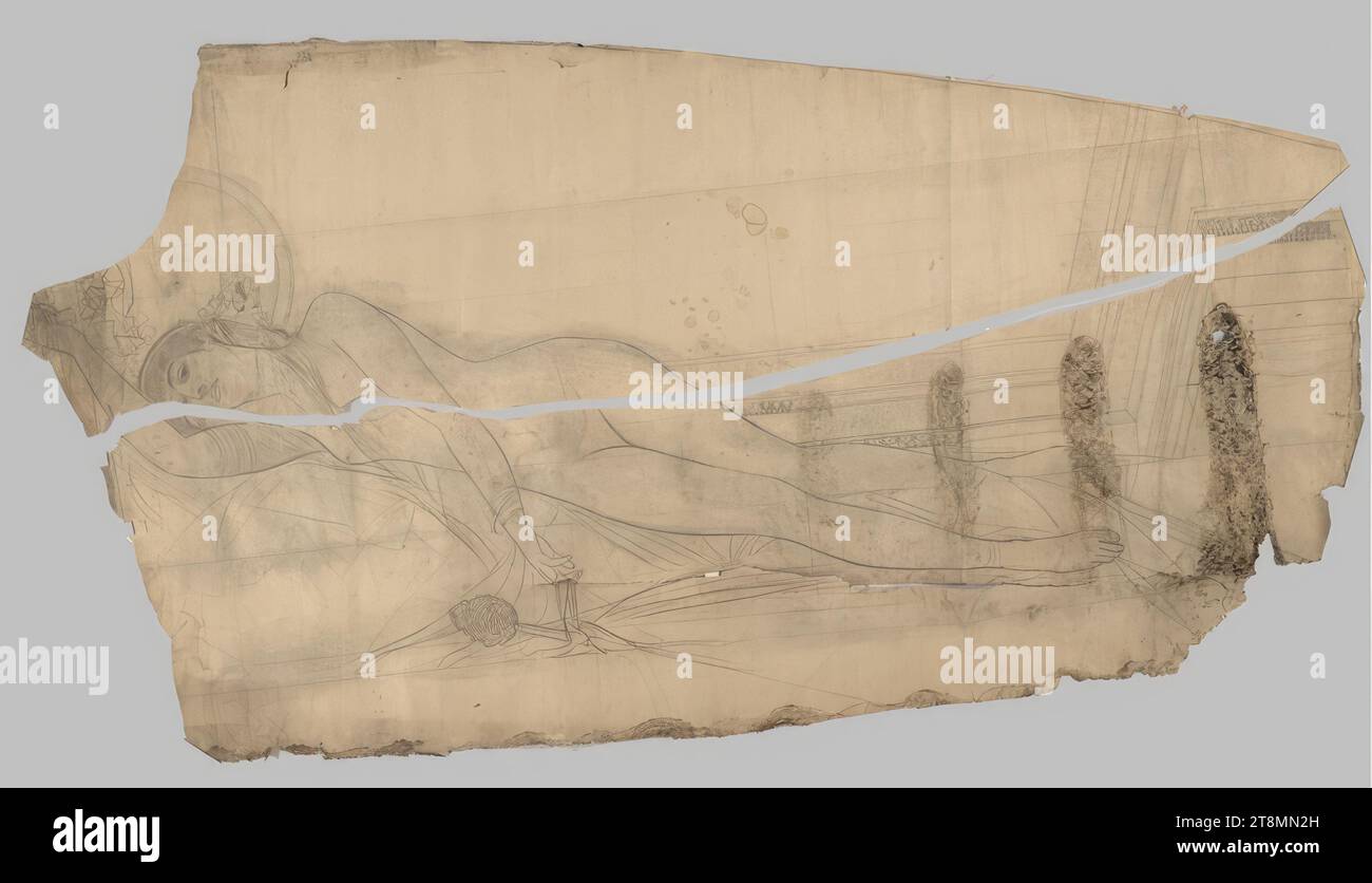 Working drawing for the cardboard: Detail of 'Altar of Dionysos' for ...