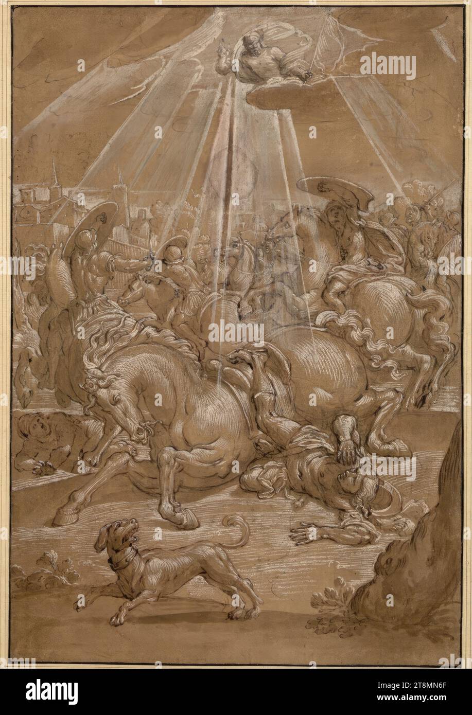The Conversion of Paul. (The riders are trying to protect themselves ...